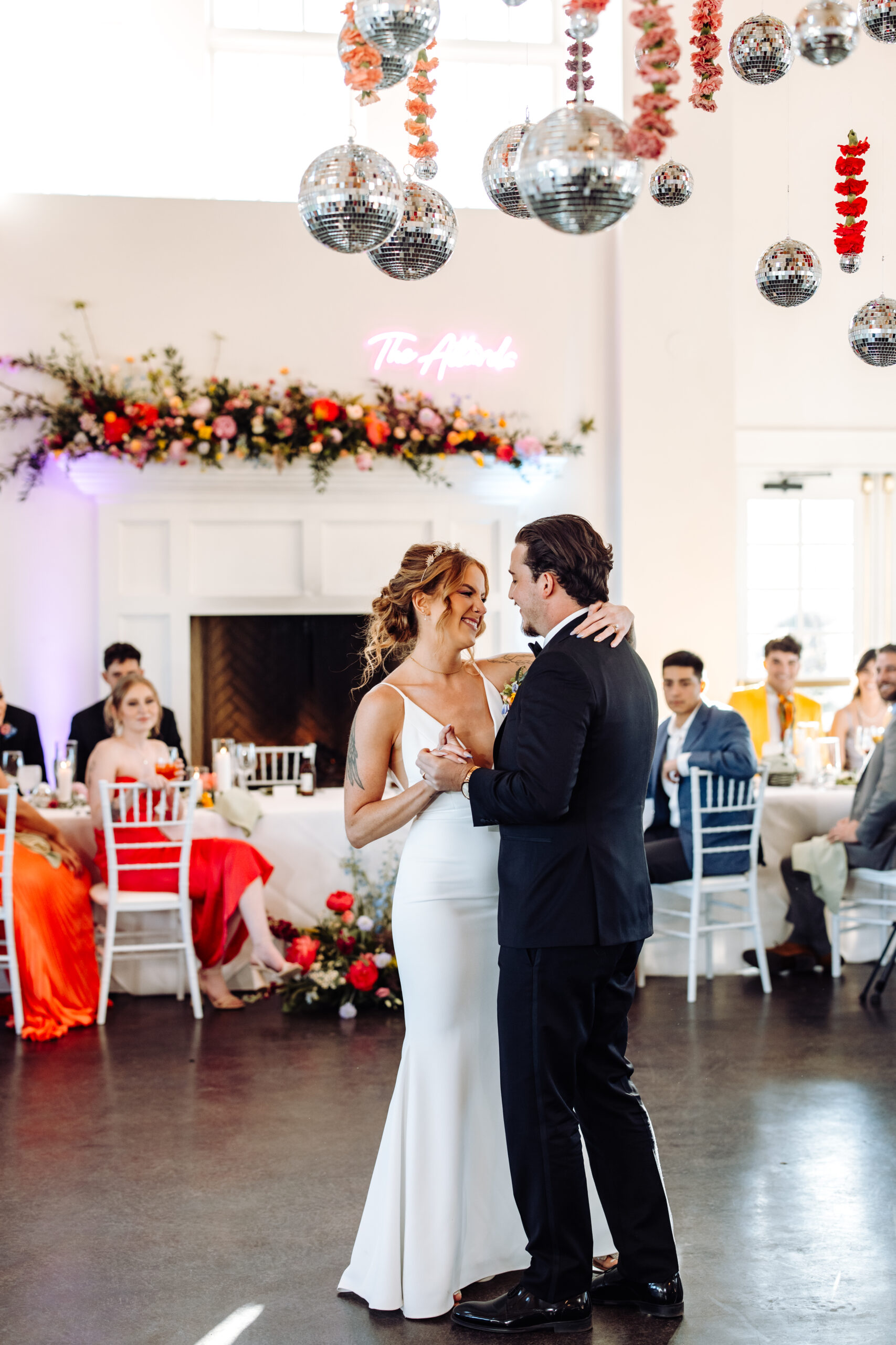 Colorful Colorado Cowboy Disco Wedding - The Manor House