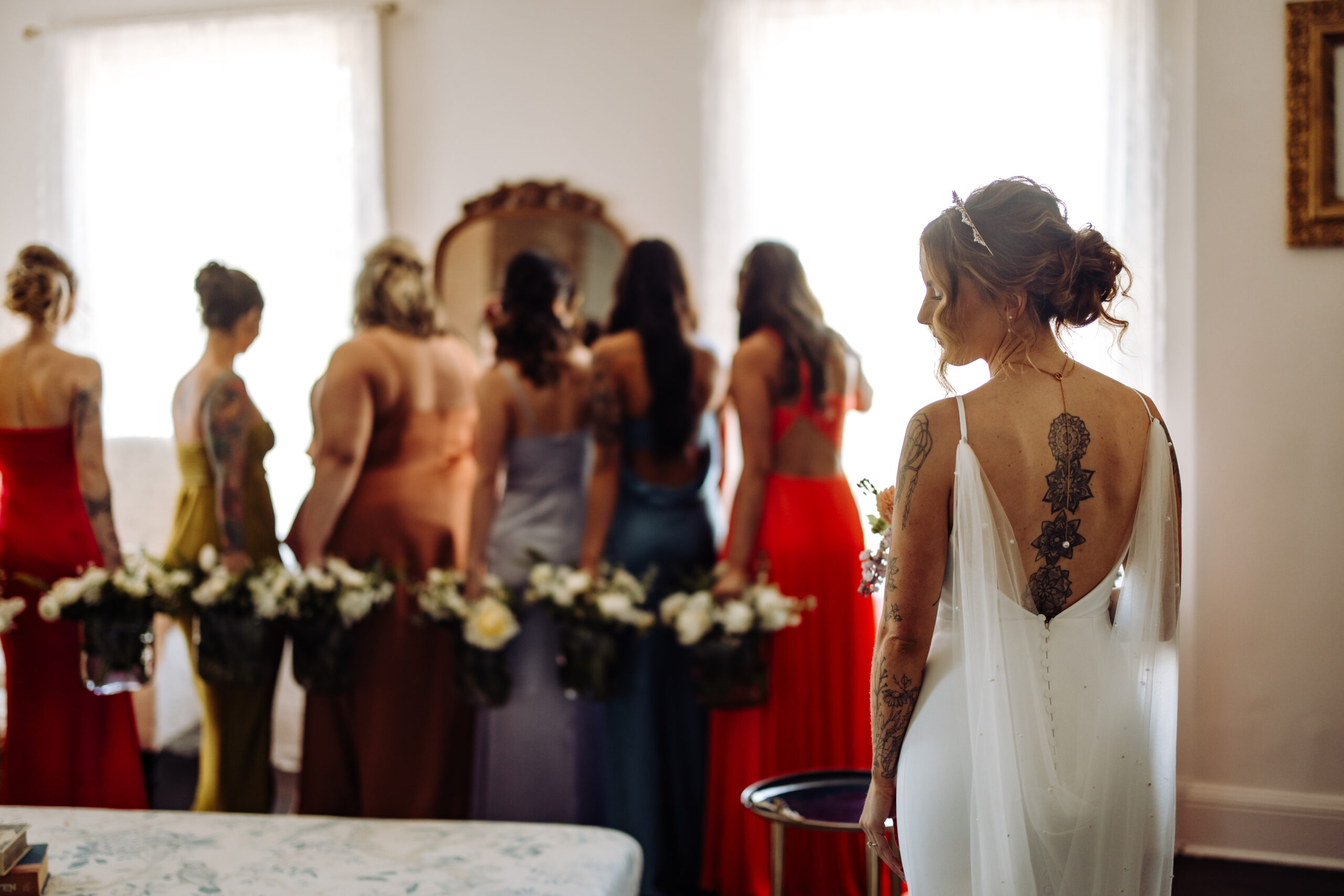 Colorful Colorado Cowboy Disco Wedding - The Manor House